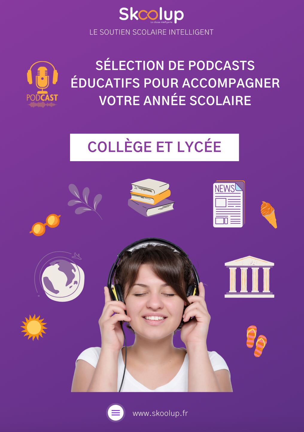 Sélection de podcasts éducatifs à télécharger pour les collégiens et lycéens - Skoolup